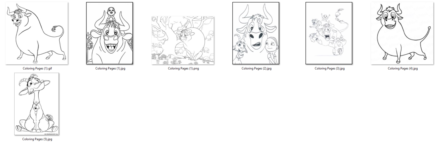 Ferdinand PNG Clipart Bundle | Digital Cartoon Character Collection ...