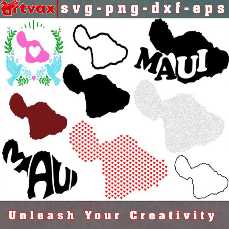 Maui map svg, Maui Svg, Hawaii Map SVG file for cut, Lake Beach clipar ...