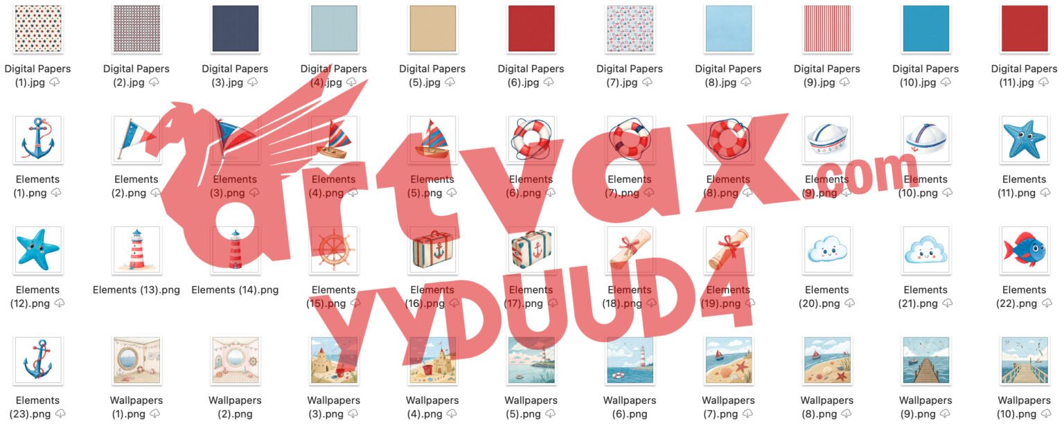 Nautical Teddy Bear Clipart Bundle | Cute Sailor Bears PNG | Watercolor ...