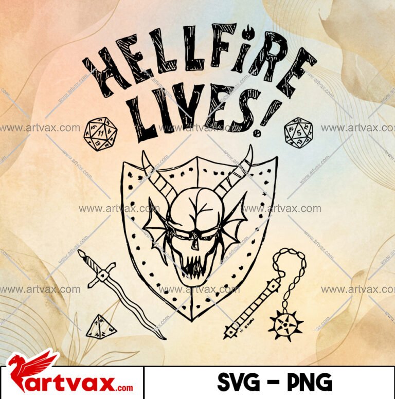 Hellfire Lives SVG PNG | D&D Hellfire Club Design | Dungeons & Dragons ...